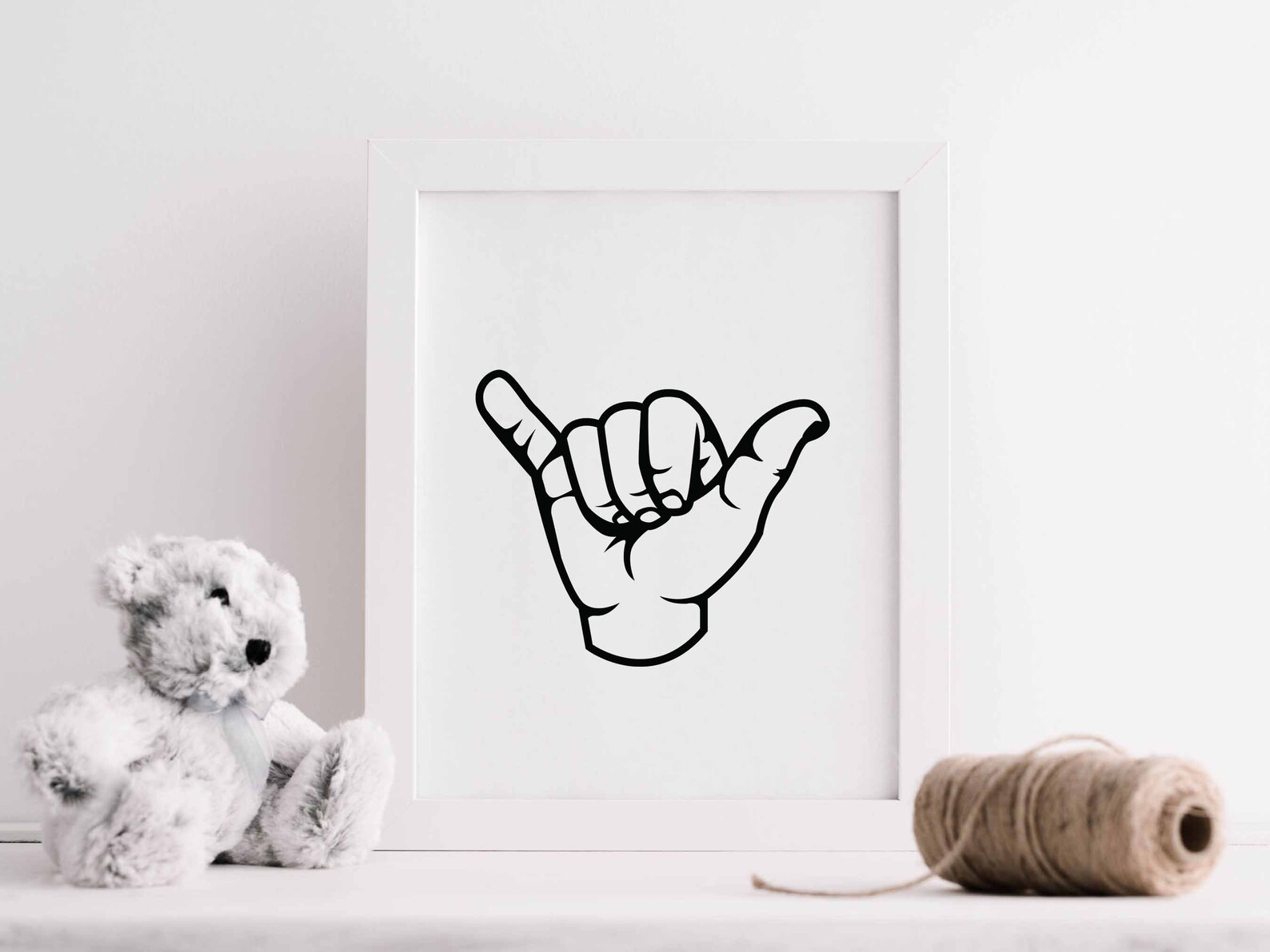Shaka Hand Sign Svg| Shaka Svg| Hand Sign Svg| Hang Loose Svg, Hang ...