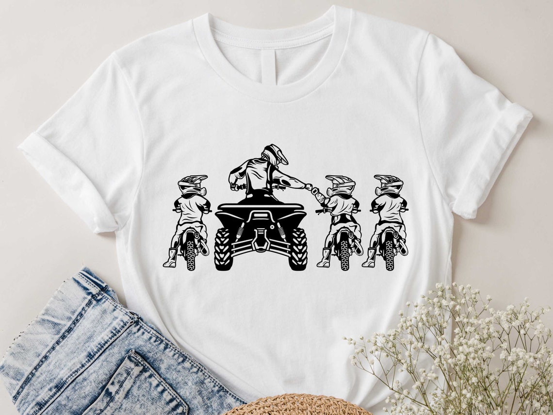 Dadlife Kidlife SVG Dad Quad and Kids Motocross SVG - Etsy