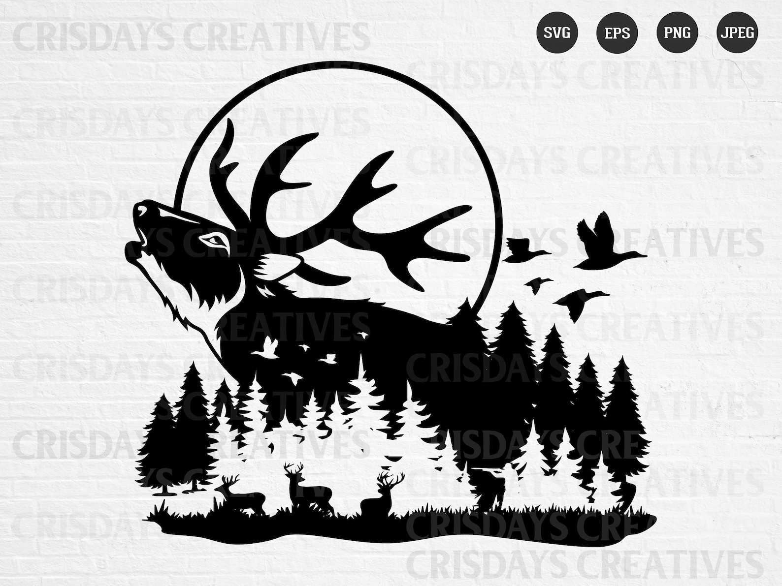 Hunting Svg Deer Hunting Svg Deer Hunter Svg Outdoor - Etsy
