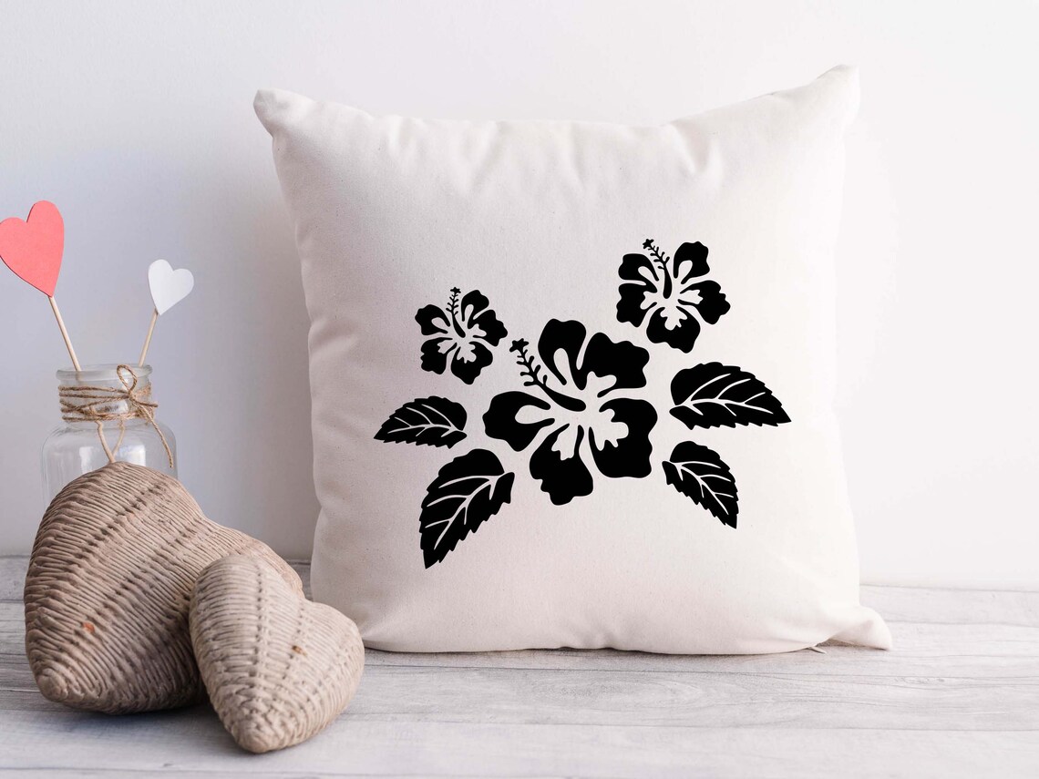 Tropical Floral Svg Tropical Flower Svg Hawaiian Flower Svg - Etsy