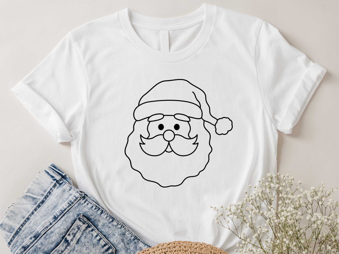 Santa Claus SVG Cute Santa Svg Christmas Ornaments Svg - Etsy