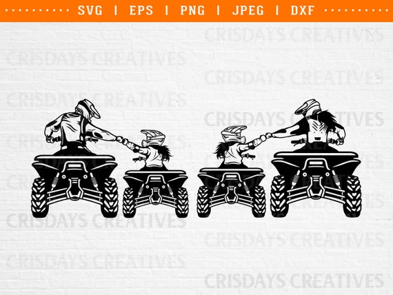 Atv Svg Atv Png Four Wheelers Svg Quadbike Svg Family Life - Etsy