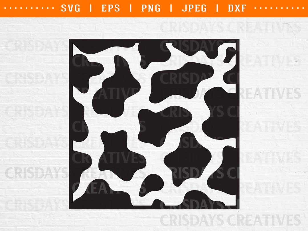 Estampado de vaca svg vaca svg patrón de vaca svg animal - Etsy México