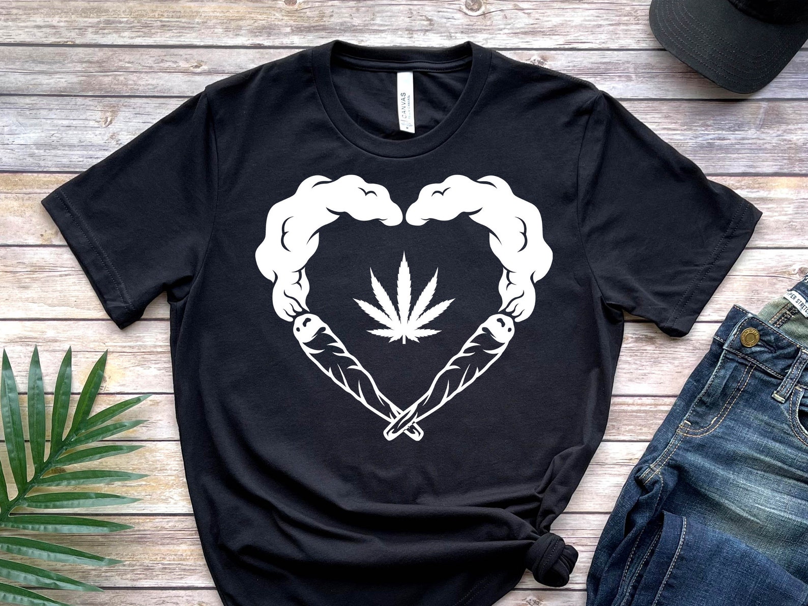 Love Cannabis Svg Weed Svg Cannabis Svg Heart Smoke Svg | Etsy