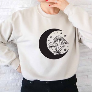 Moon Mushroom Svg, Weed Svg, Cannabis Svg, 420svg, Mushroom Weed Moon ...