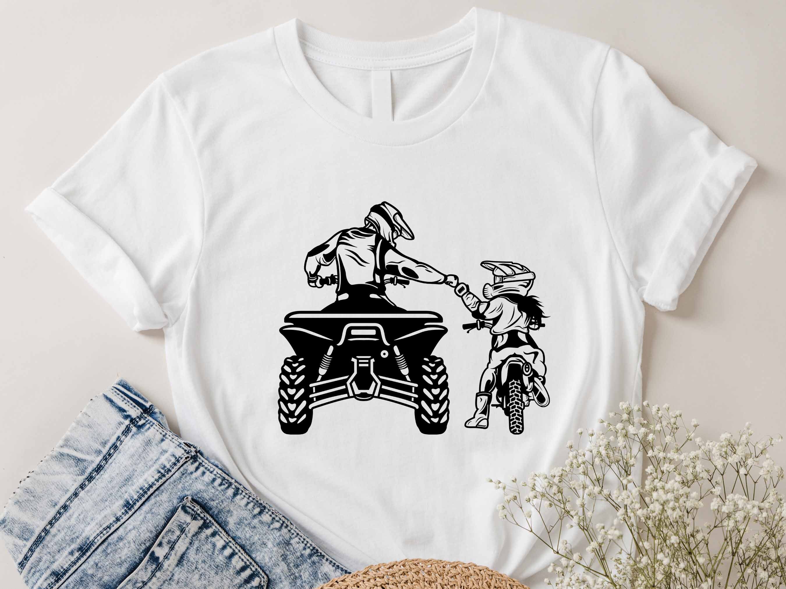 Dad Atv's Svg| ATV Svg| Father and Daughter Svg| Dadlife Kidlife Svg ...