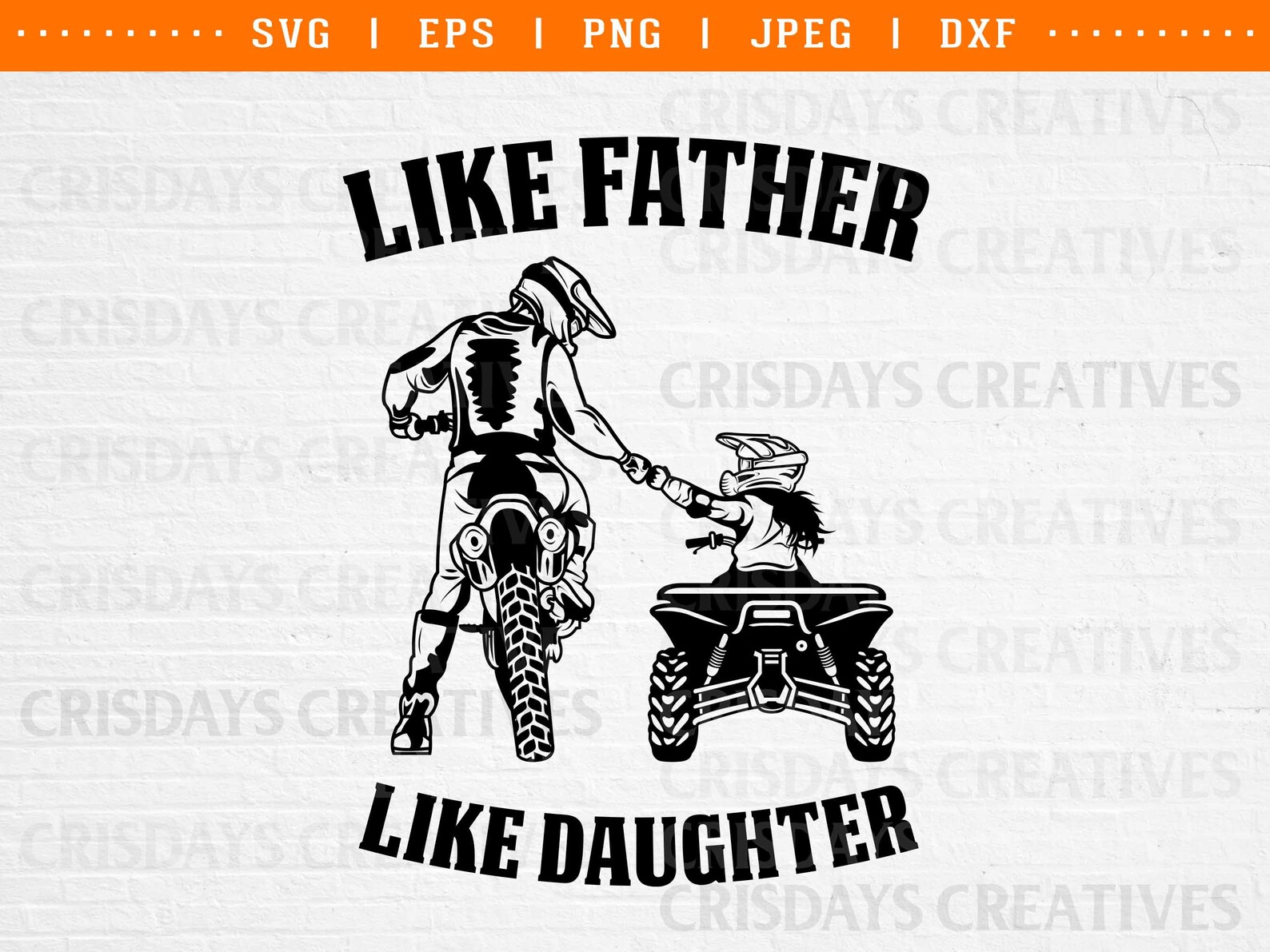 Like Father Like Daughter Svg Father and Daughter Svg - Etsy