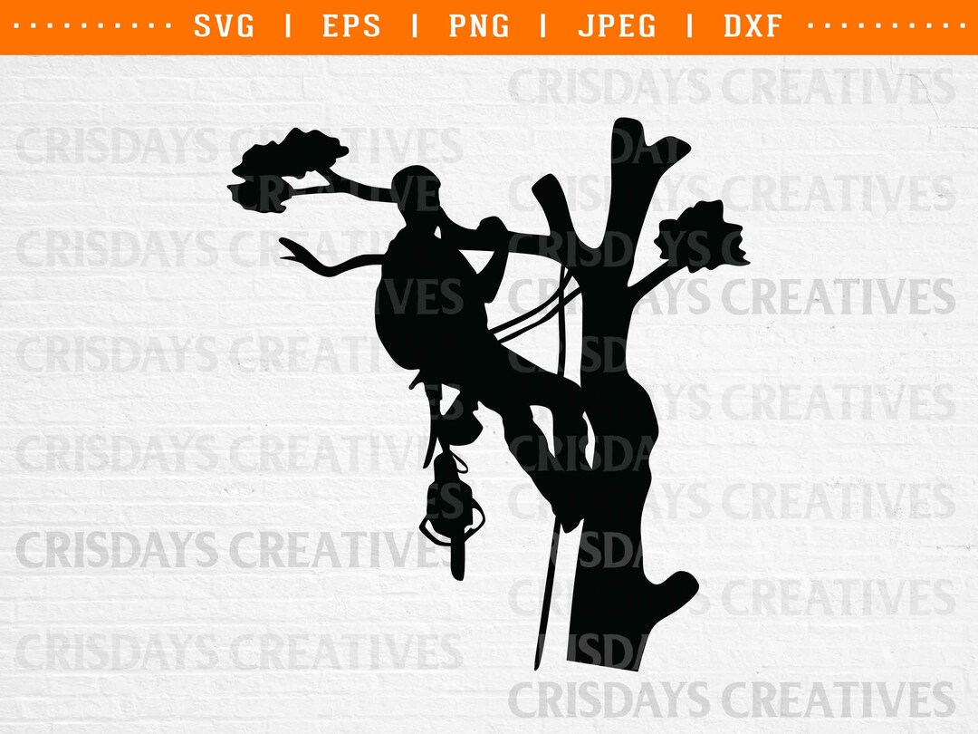 Tree Arborist Svg, Tree Services Clipart, Tree Arborist Clipart ...