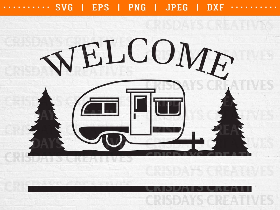 Camping Monogram Svg, Camping Monogram, Camping Svg, Camping Signs Svg ...