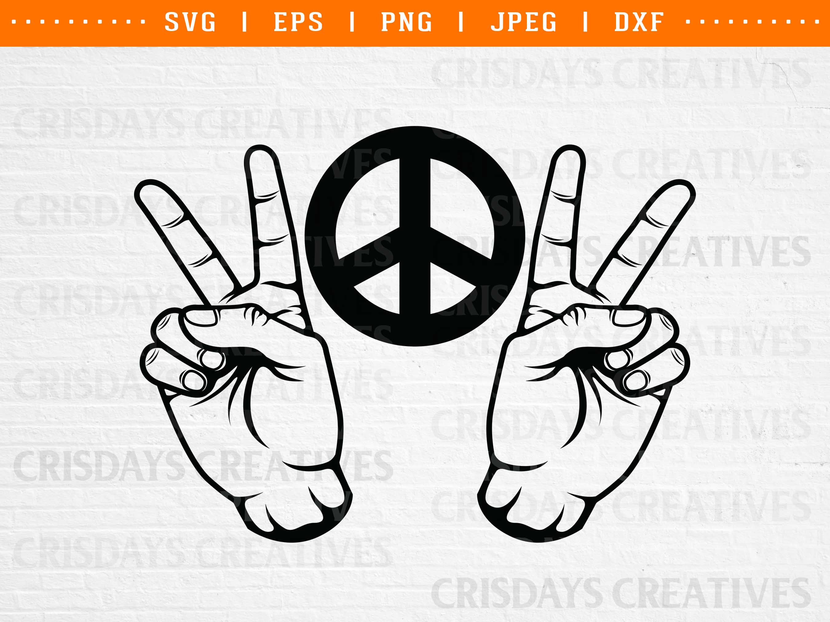 Peace Hand Sign Clipart
