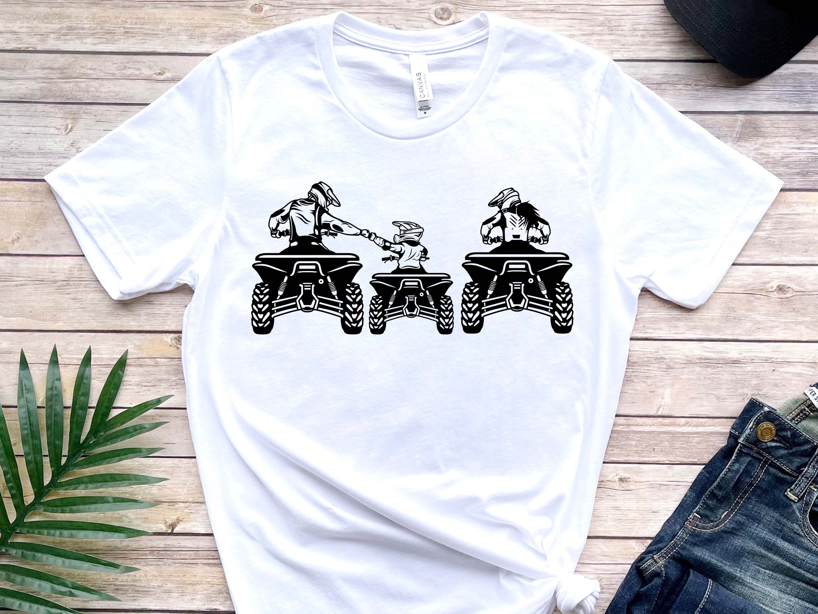 Family ATV Svg ATV Svg Father Kid Mom ATV Svg Dadlife | Etsy
