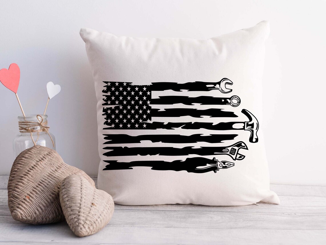 US Flag Tools Svg| Repair Tools SVG| Mechanic SVG| Carpenter Svg ...