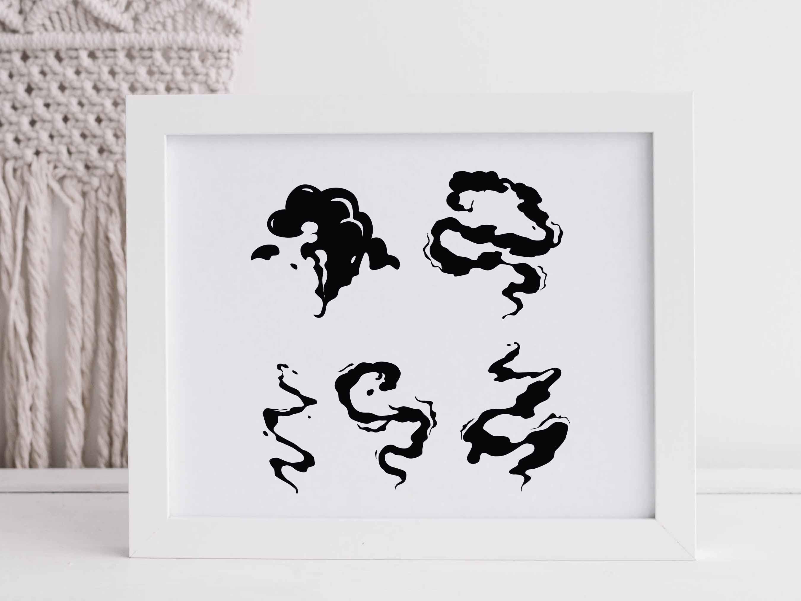 Smoke Cloud SVG Bundle: Steam, Dust, Wind (digital Files) - Etsy