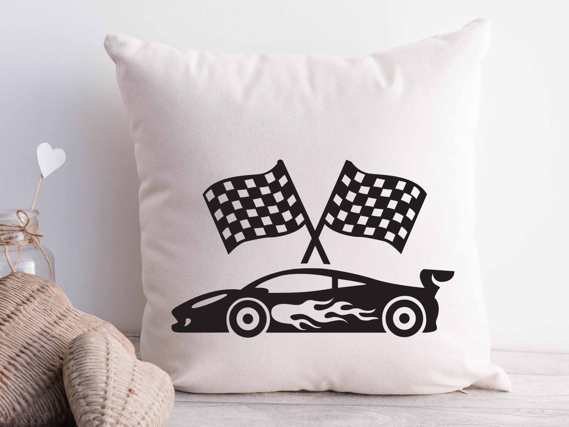 Race Car Svg Racing Car Svg Racing Flag Svg Race Flag Race Car Etsy