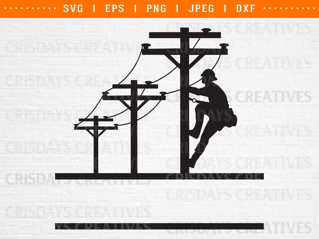 Lineman Monogram Svg, Lineman Split Name Frame Svg, Lineman Svg ...