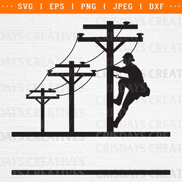 Lineman Svg Files - Etsy
