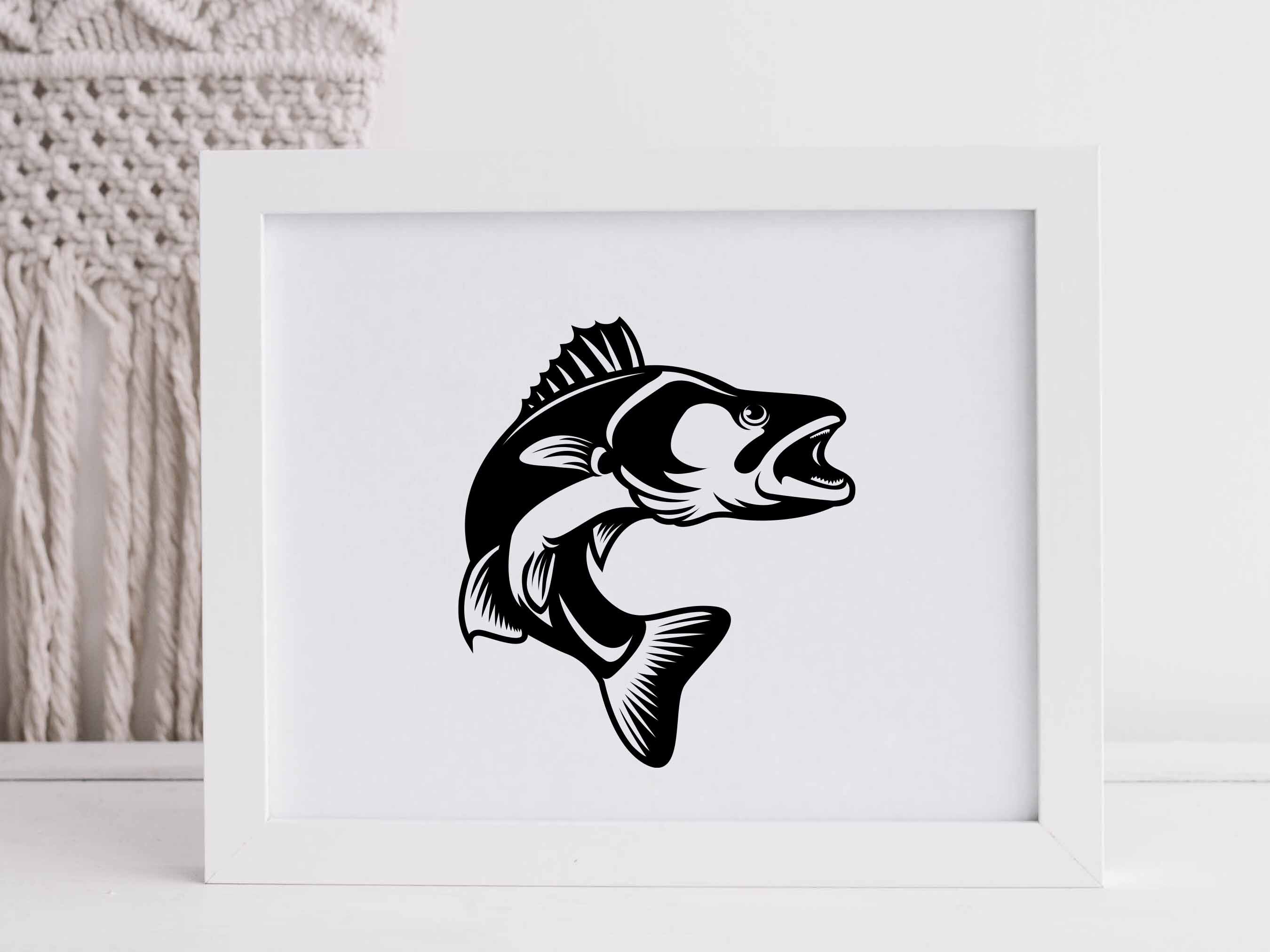 Walleye Svg Walleye Vector Fish Svg Fishing - Etsy Canada