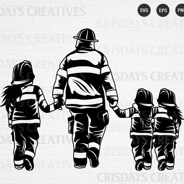 Firefighter Life Svg - Etsy