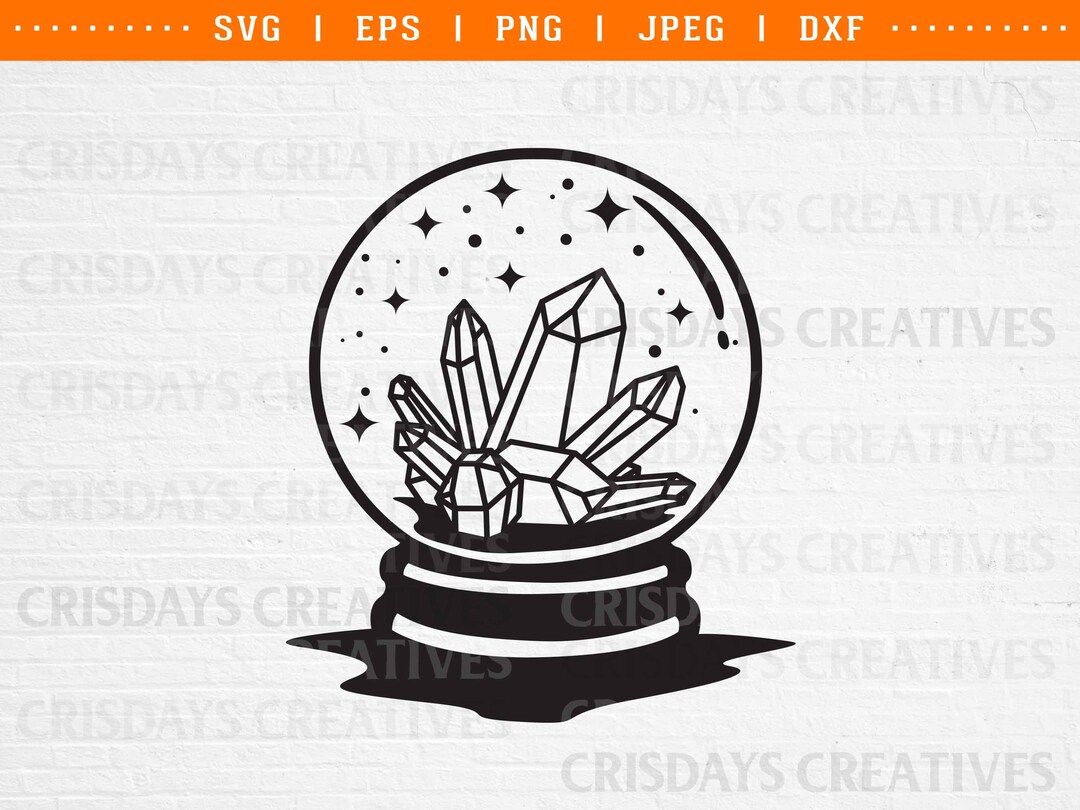Magic Crystal Ball Svg, Magic Ball Svg, Crystal Ball Svg, Witch Ball ...