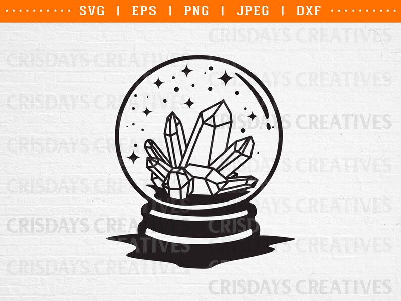 Magic Crystal Ball Svg Magic Ball Svg Crystal Ball Svg - Etsy
