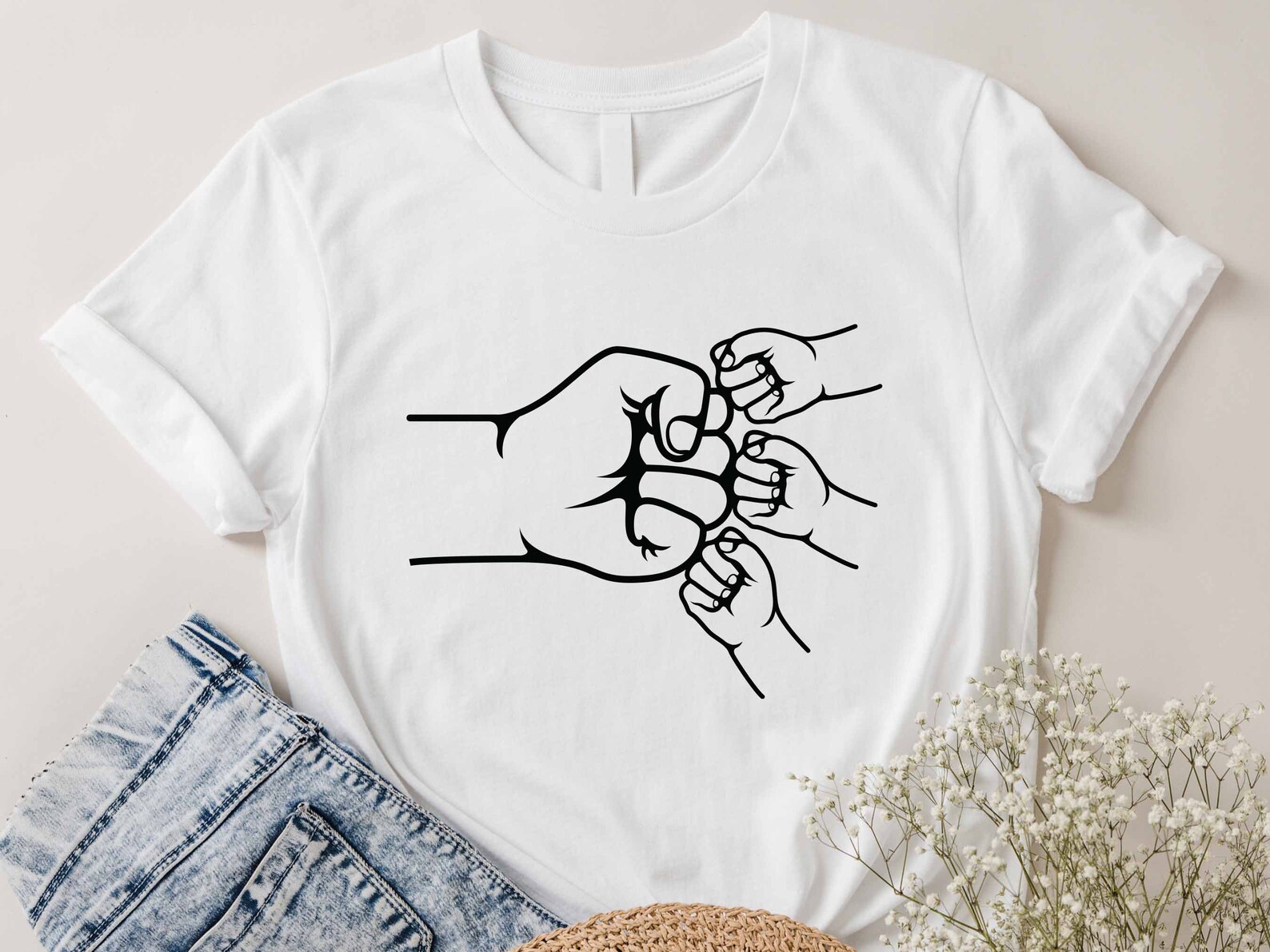 Father and Kids Svg Dad and Kids Svg New Dad Svg Fist Bump - Etsy