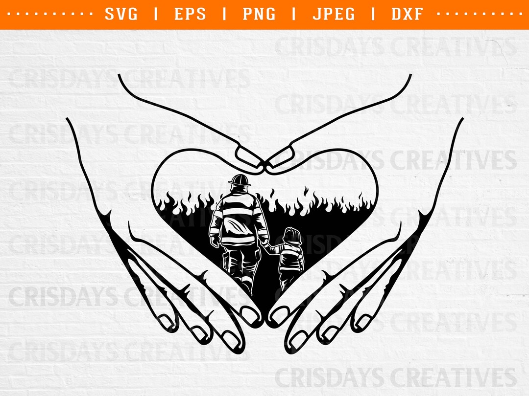 Love Firefighter Svg| Firefighter SVG| Firefighter Dad Svg| Fireman SVG ...