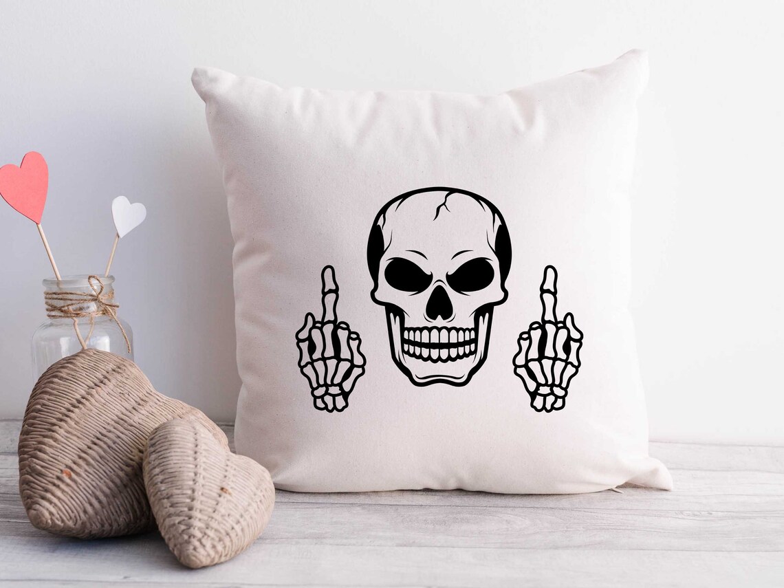 Skull Hand Sign Finger Sign Svg Skull Svg Skull Hand - Etsy