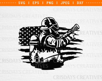 US Fire Fighter Tools Svg Fireman Svg Fire Fighter Tool - Etsy