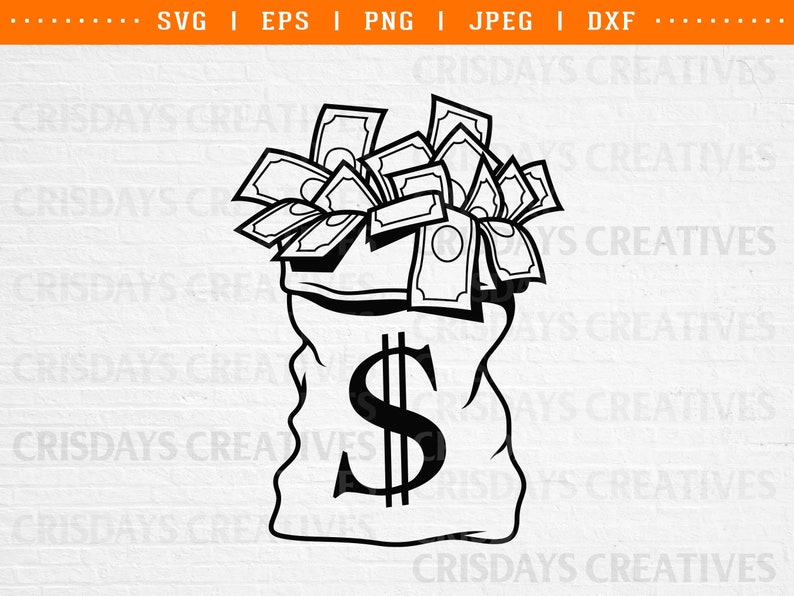 Money Bag Money Bag Png Money Bag Svg Money Svg Bag of - Etsy