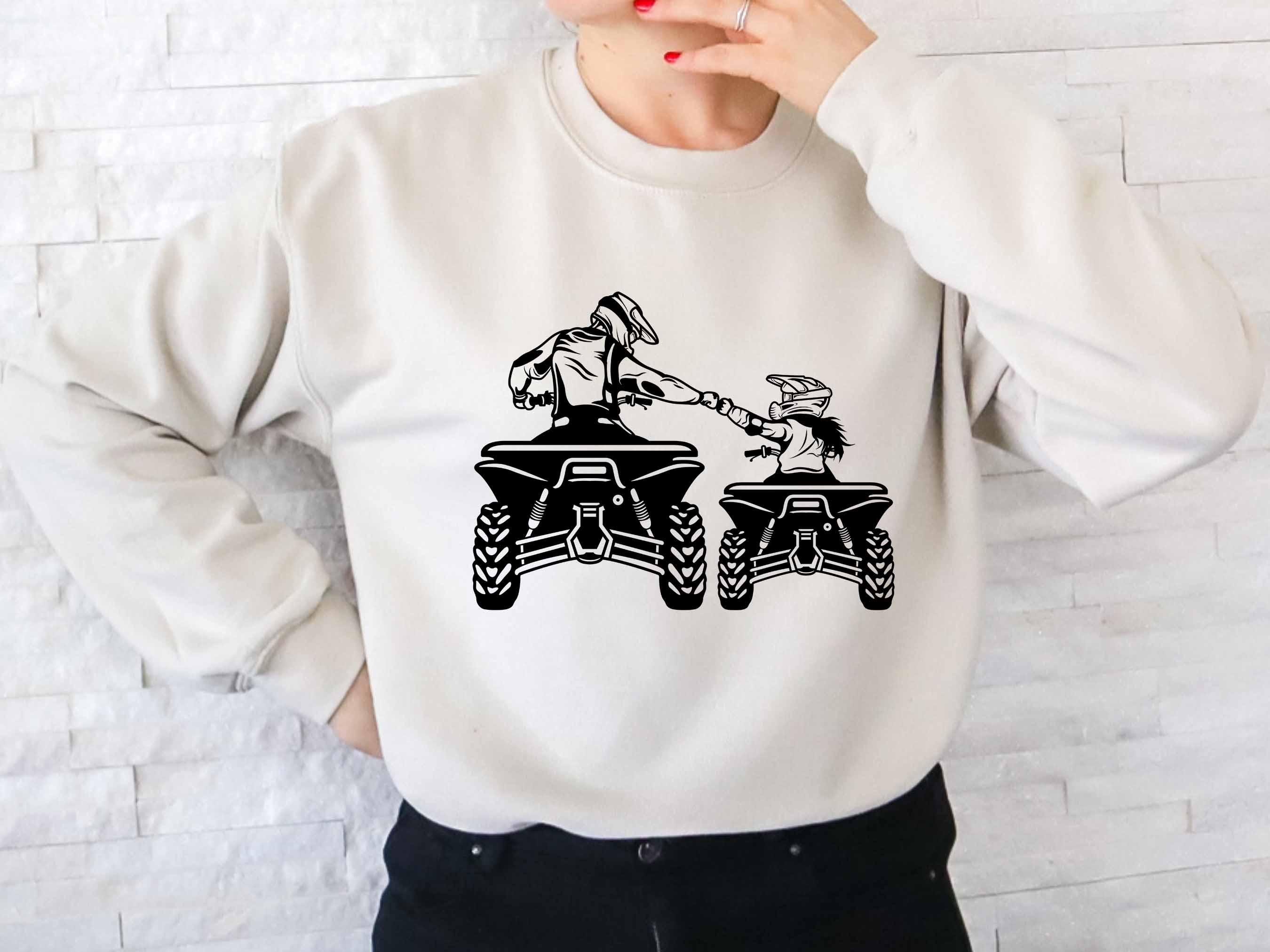 Father and Daughter ATV Svg| ATV Svg| Father and Daughter Svg| Dadlife ...