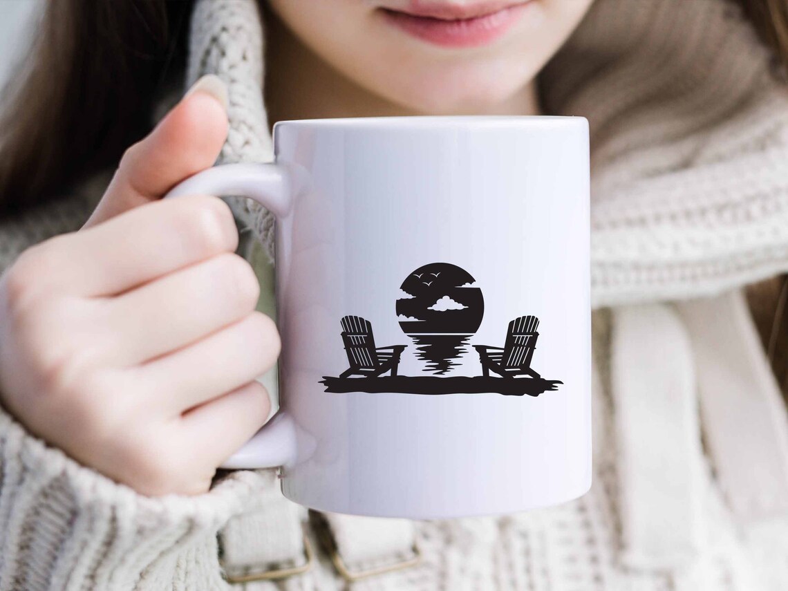 Adirondack Svg Adirondack Chair Svg Lake Scene Svg - Etsy Canada