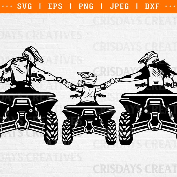 Atv Racing Svg - Etsy