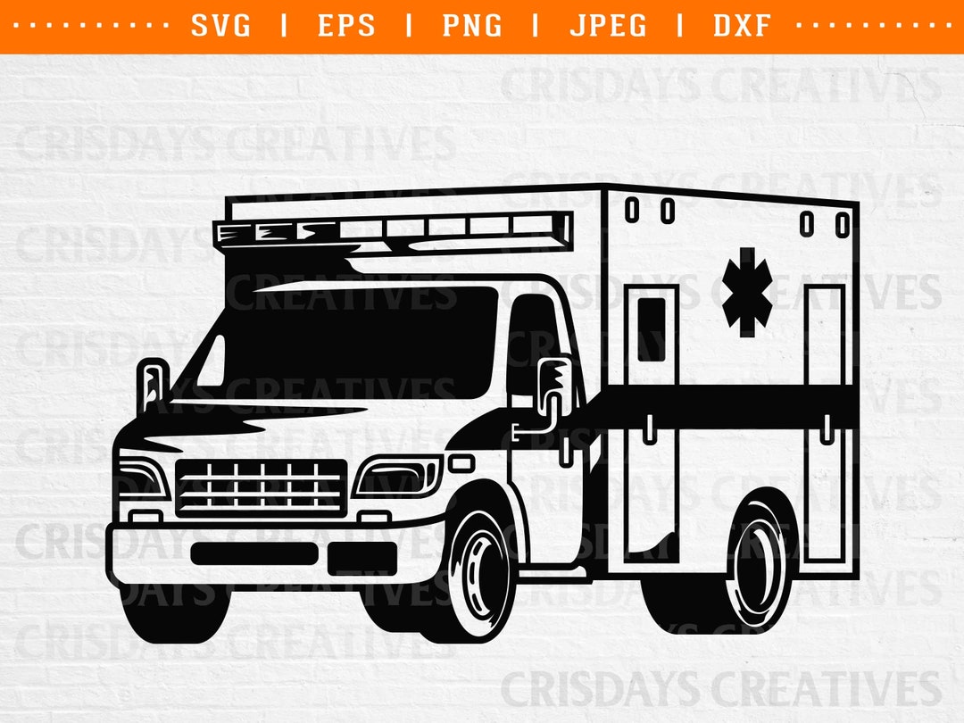 Ambulance Svg, Ambulance Png, Paramedic Svg, Rescue Svg, Emt Svg, Ems ...
