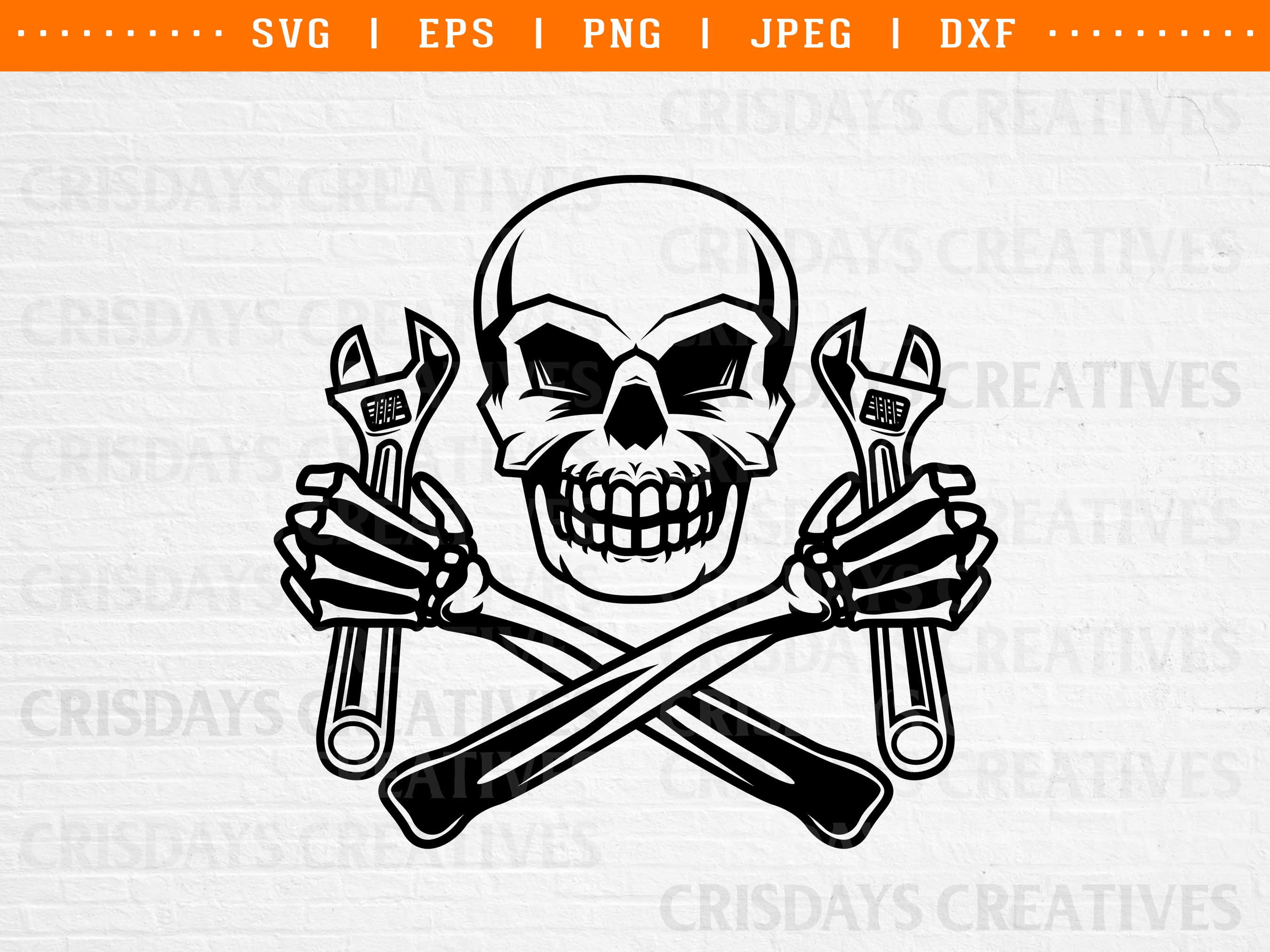 Skull And Cross Wrenches