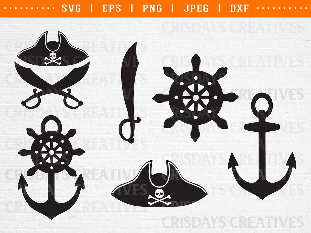 Pirate Svg, Pirate Svg Bundle, Pirate Clipart, Pirate Bundle, Pirates ...