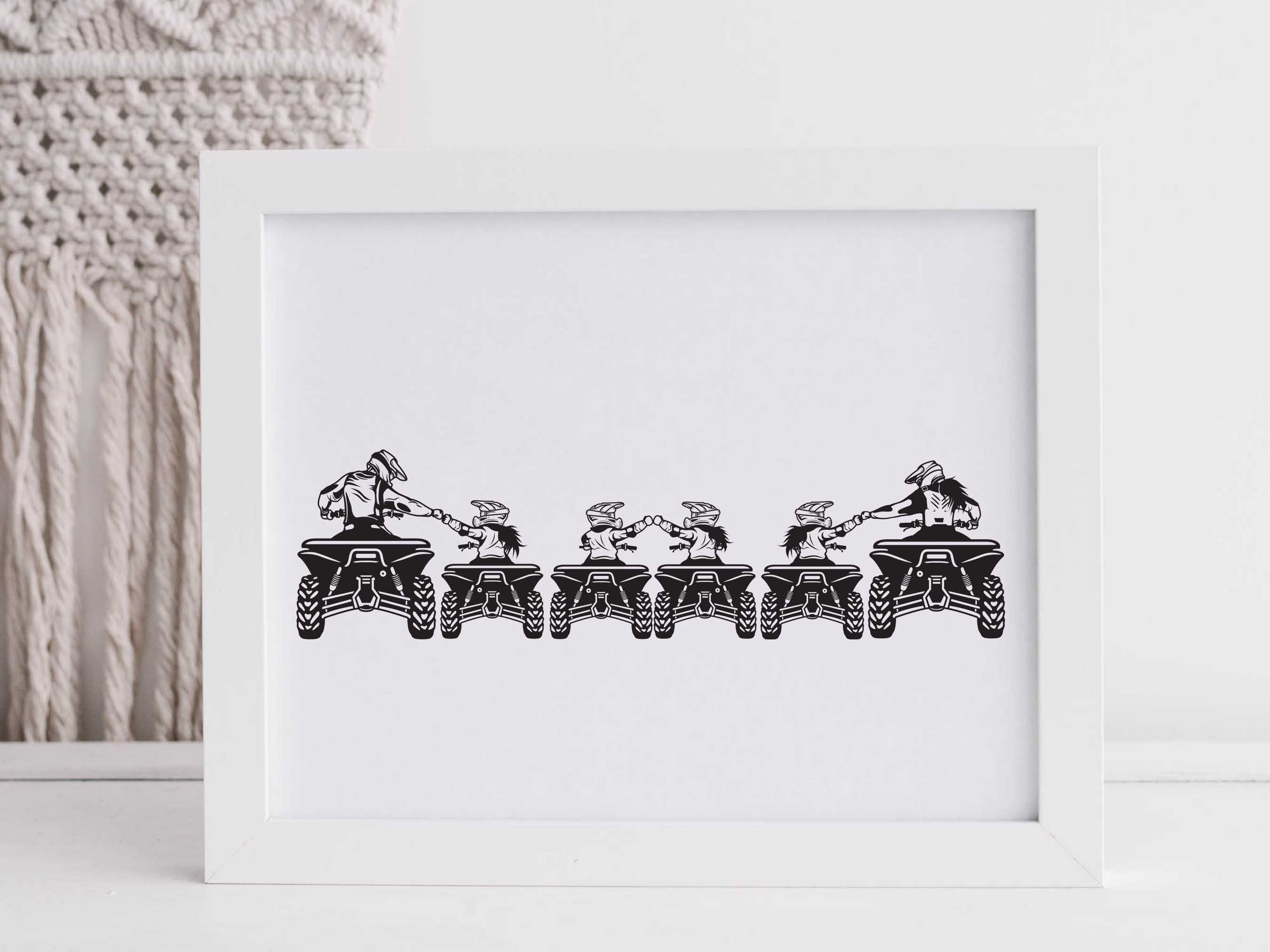Atv Family Svg, Family Riding Atv Svg, Atv Racing Svg, Atv Svg, Atv Png ...