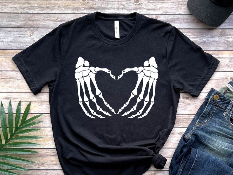 Love Skeleton Hand Svg Love Hand Sign Svg Skeleton Heart Etsy