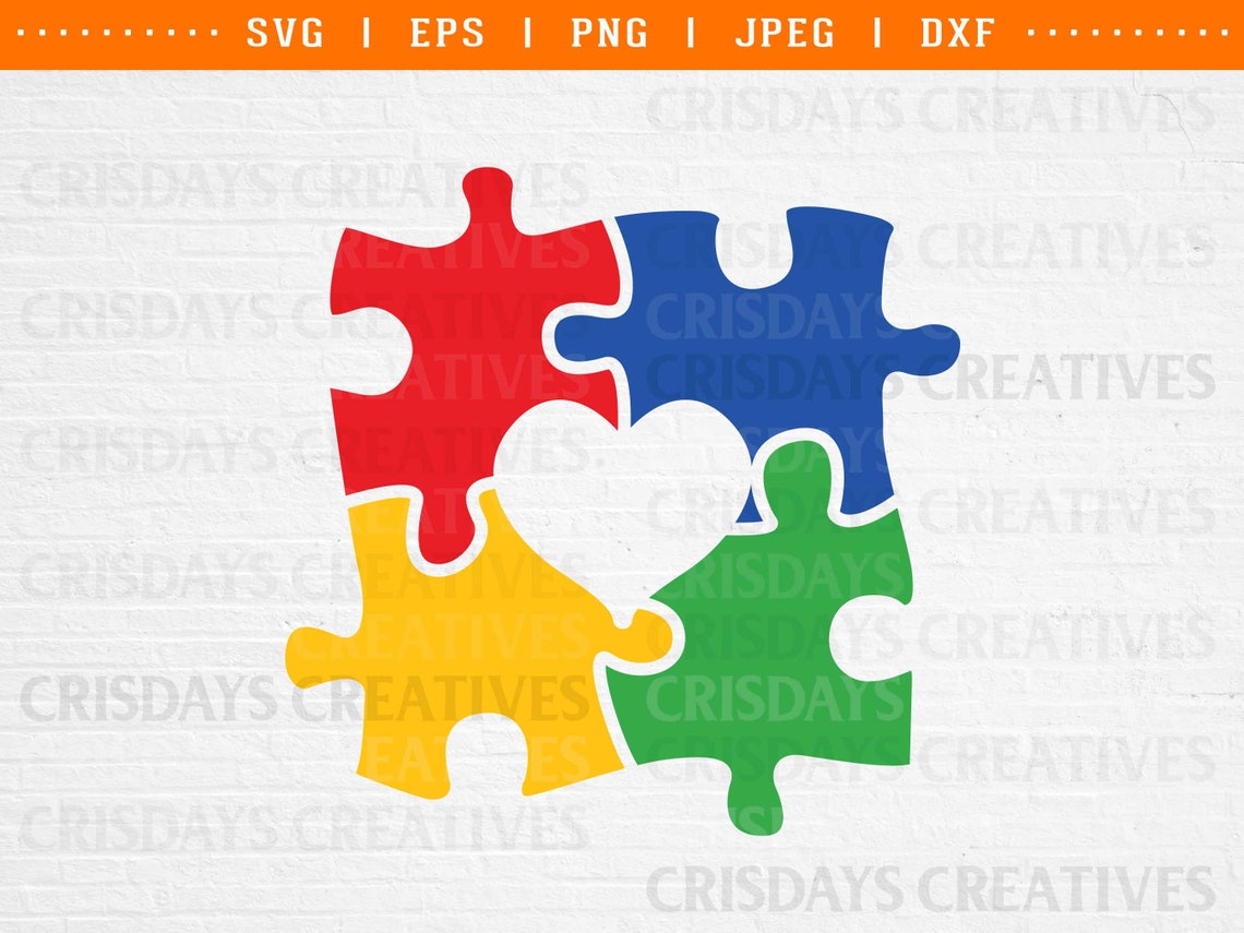 Autism Awareness Svg, Autism Svg, Puzzle Svg, Puzzle Pieces Svg, Autism ...