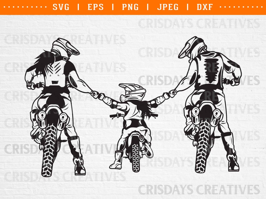 Motocross Family Racing Svg, Motocross Family Shirt Png, Motocross Svg ...