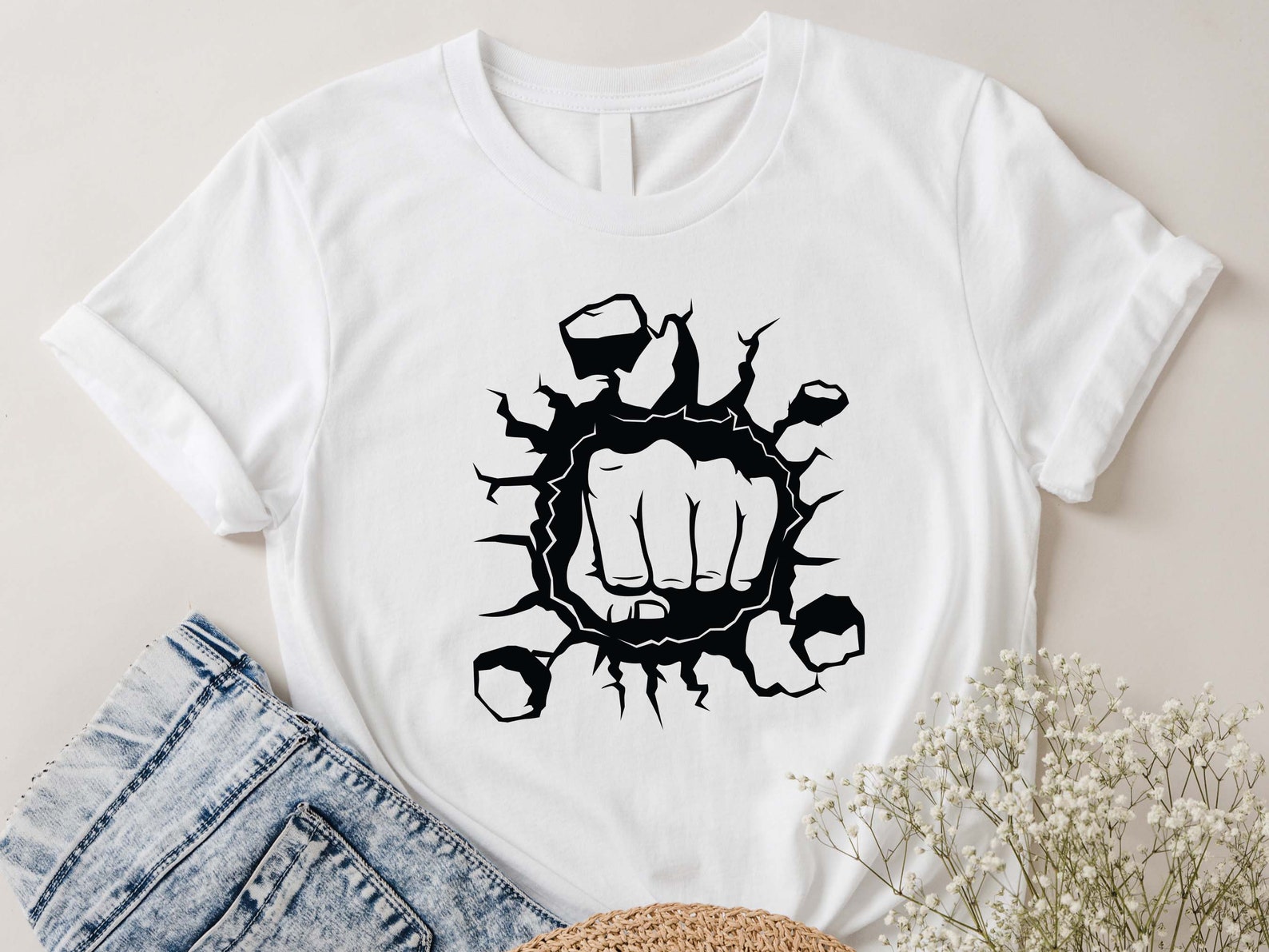 Smash Punch Svg Hand Punch Svg Hand Breaking the Wall Svg - Etsy