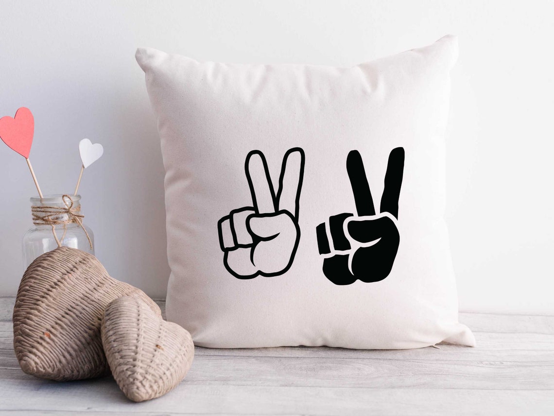 Peace Hand Sign Svg Peace Symbol Svg peace Svg Peace Hand - Etsy