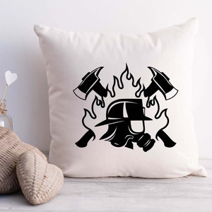 Fire Fighter Flag Svg, Fire Fighter Svg, Crossed Axed Fire Fighter ...
