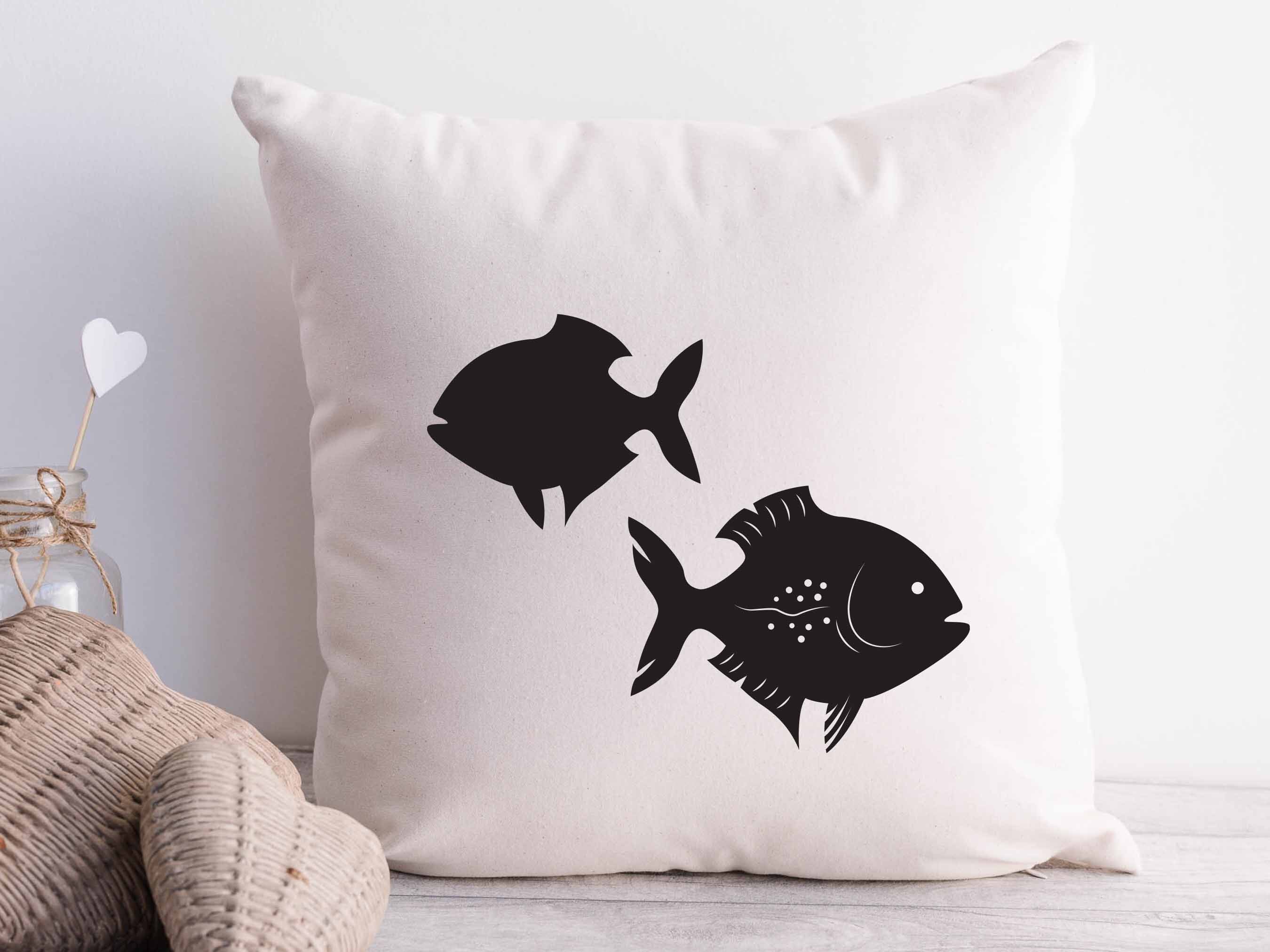 Fish Svg Fish Clipart Fish Silhouette Sea Animals Svg Fish - Etsy