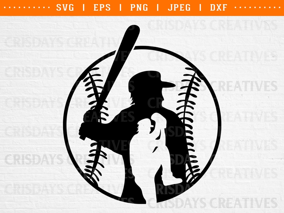 Baseball Player Silhouette Svg, Baseball Player Silhouette, Baseball ...
