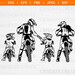 Family Motocross Svg Motocross Svg Father, Daughter, Son, Mom Motocross ...