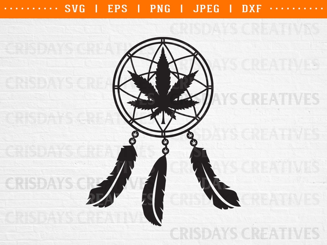 Weed Svg, Cannabis Svg, Dream Catcher Weed Svg, Dope Catcher Svg ...