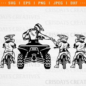 Dadlife Kidlife SVG| Dad Quad and Kids Motocross SVG| Motocross Svg ...