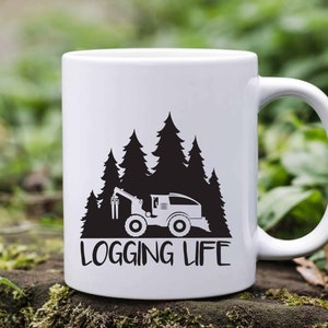 Log Skidder Svg, Logging Life Svg, Log Skidder Eps, Logging Svg ...