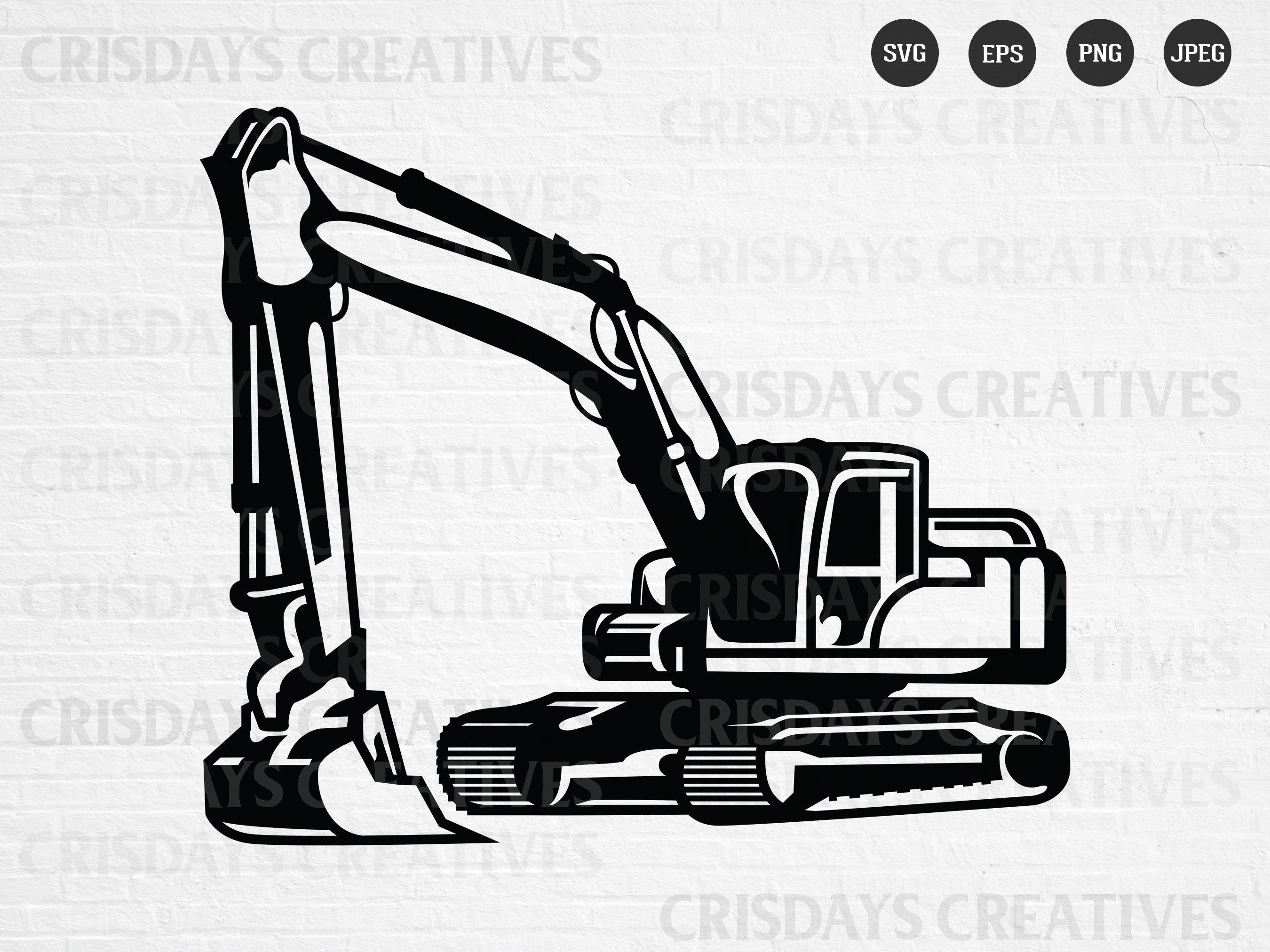 Construction SVG Excavator SVG Heavy Equipment Svg US - Etsy UK