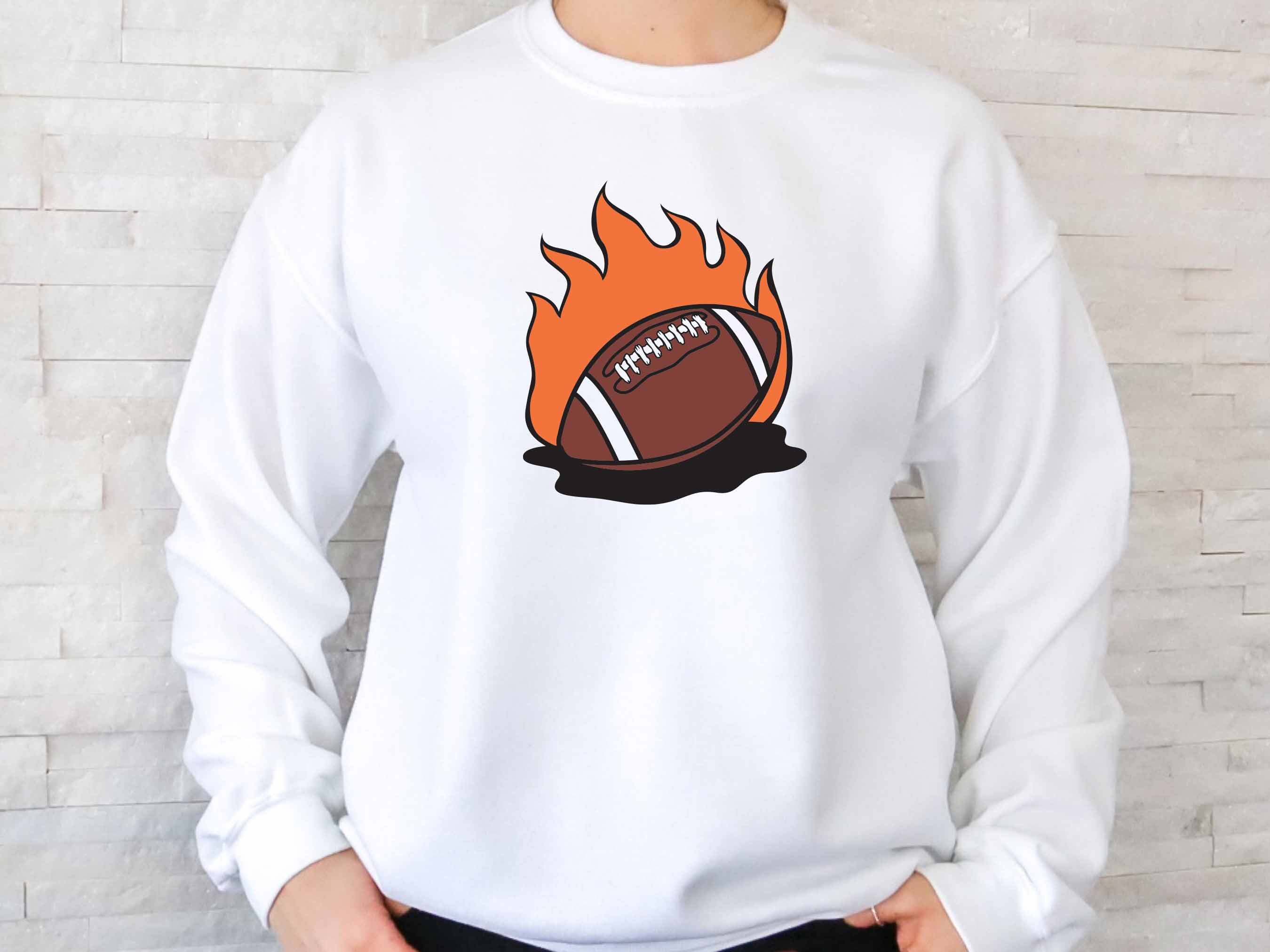 Football Svg Football on Fire Svg Flaming Football Svg - Etsy Canada